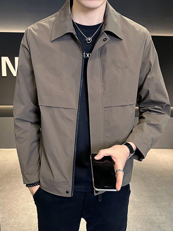 ・カテゴリ: ジャケット・スタイル: 港風・対象年齢: 18-24歳・ネックライン: ラペル・フィット: ルーズ・フード: フードなし・厚み: 普通・柄: 無地・素材名: 化繊混紡・主素材: ポリエステル100%・裏地素材: ポリエステル1...