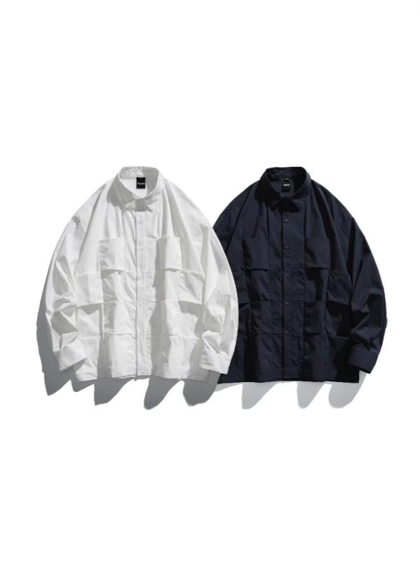 ・スタイル: 日式復古・カテゴリ: 開衫・版型: ワイド・ネックライン: 襟・袖丈: 長袖・柄: 無地・厚み: 普通・詳細: ポケット・対象年齢: 青年・主な素材: ポリエステル96%以上・機能: 洗濯機可、耐摩耗・仕上げ: ノーアイロン・...