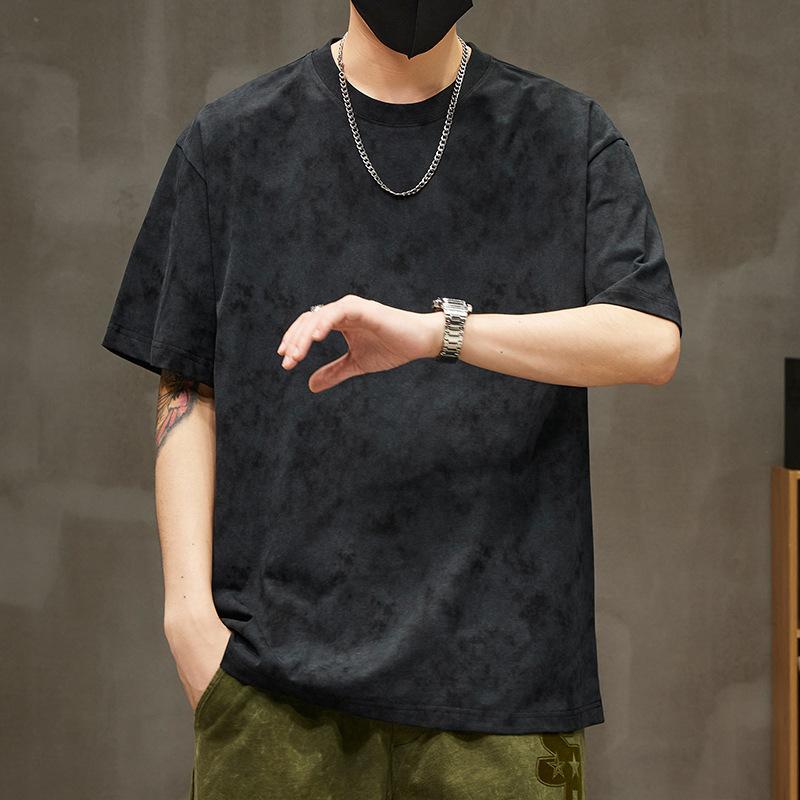 ・カテゴリ: Tシャツ・スタイル: カジュアル・主な素材: 綿100%・袖丈: 短袖・柄: 無地・カラー展開: ブラック、グリーン、グレー、ブラウン・サイズ展開: M、L、XL、XXL、XXXL、XXXXL・ネックライン: クルーネック・フ...