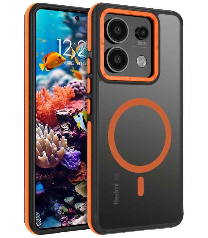 Telaso Redmi Note 13 Pro 5G用 ケース xiaomi redmi note 13 pro 5g ケース redmi note 13 proケース Mag safe対応 マグセーフ対応 ワイヤレス充電対応 耐衝撃 x...
