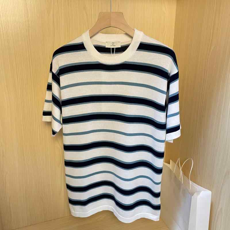 ・カテゴリ: Tシャツ・スタイル: カジュアル・主な素材: ポリエステル91-95%・柄: 条紋・フィット: スリムフィット・対象年齢: 18-24歳・ネックライン: クルーネック・袖丈: 短袖・袖型: 標準・厚み: 薄手・重量: 180g...