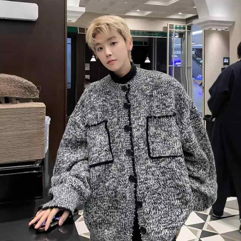 ・スタイル: カジュアル・主な素材: ポリエステル90%・ネックライン: クルーネック・袖丈: 長袖・カラー展開: グレー・サイズ展開: M、L、XL、XXL、XXXL