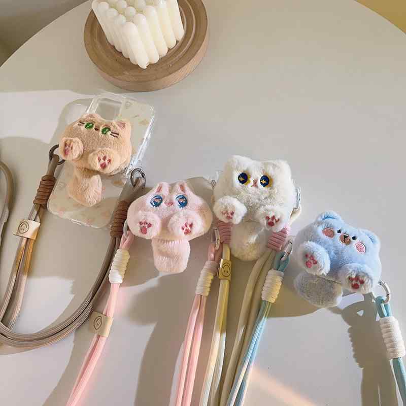 ・スタイル: 女式・主な素材: 塑料・ロープ素材: ニロン・ロープバックル素材: プラスチックバックル・種類: 手机挂绳・仕様: 白色毛绒猫尾巴背夹+长绳183标,粉色毛绒兔尾巴背夹+长绳106标,橘色毛绒猫尾巴背夹+长绳126标,藍色毛绒...