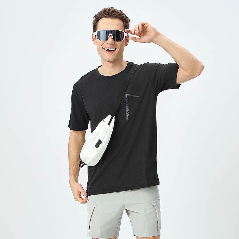 Tシャツ メンズ 半袖 カットソー トップス 吸湿速乾 スポーツ カジュアル ファッション トレンド 春夏・カテゴリ: Tシャツ・柄: 無地・対象年齢: 大人・対象性別: 男性・スタイル: スポーツカジュアル・ネックライン: クルーネック・...