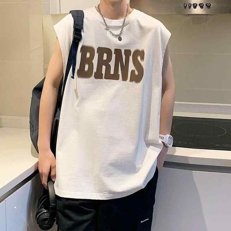 ・カテゴリ: スポーツタンクトップ・スタイル: スポーティ・版型: ルーズフィット・柄: 掲載画像通り・主な素材: ポリエステル95%・着用シーン: カジュアル・対象: メンズ、ユース・加工技術: ノーアイロン加工・デザイン詳細: プリント...
