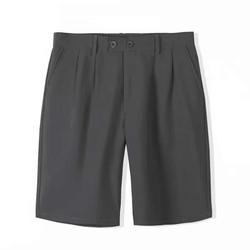 ・スタイル: 青春流行・スタイル詳細: 商务カジュアルパンツ・パンツタイプ: 直筒型・パンツ丈: 五分丈/クロップドパンツ・股上: レギュラー（中腰）・厚さ: 薄手・柄: 無地・誤差範囲: 1-2cm・対象: 青少年、成人男性・素材: 化繊...