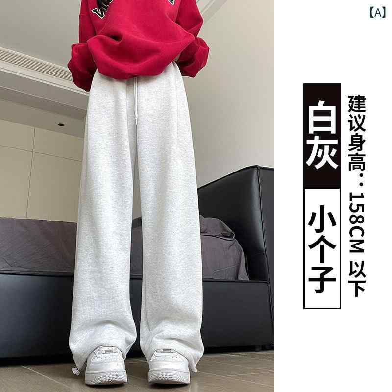 ・カテゴリ: カジュアルパンツ・素材: 綿 50%～70%、ポリエステル 30%～50%・スタイル: ストレート、ワイドパンツ、通勤風・丈: ロング丈・ウエスト: ハイウエスト・生地の厚さ: 厚手・デザイン要素: ポケット・カラー展開: ラ...