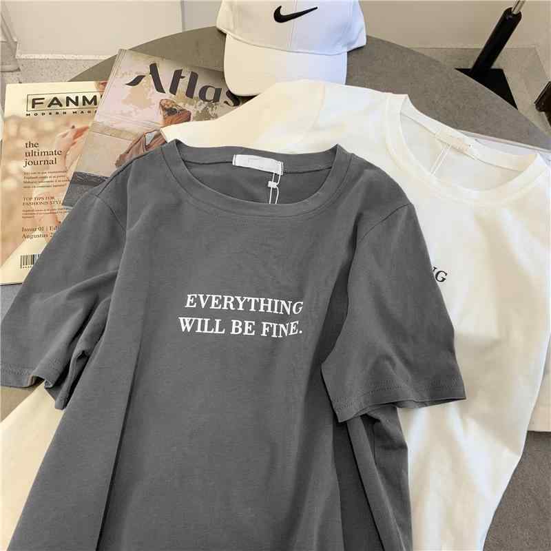 ・カテゴリ: Tシャツ・スタイル: 清新風、快適カジュアル・主な素材: 綿 30%以上50%未満・ネックライン: クルーネック・袖丈: 半袖・袖型: レギュラースリーブ・シルエット: ルーズフィット・柄: プリント・ディテール: プリント、...