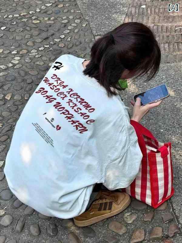 ・カテゴリ: Tシャツ・スタイル: 日韓カジュアル、原宿風・主な素材: 綿95%以上・ネックライン: クルーネック・袖丈: 半袖・袖型: レギュラースリーブ・柄: アニメ・キャラクター、プリント・シルエット: ルーズフィット・着丈: ミディ...