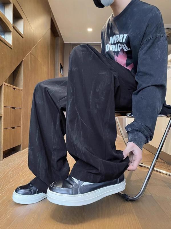 ・カテゴリ: スポーツカジュアルパンツ・スタイル: レトロ・デザイン: 基本モデル・パンツタイプ: ルーズフィット・丈: ロング丈・ウエスト: ミドルウエスト・ベルト: ベルトあり・厚さ: 薄手・柄: 無地・素材: 竹繊維100%・着用シー...