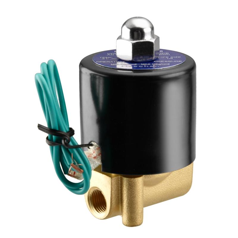 Heschen 黄銅 電磁弁 2W-025-06 直動式 110 VAC PT1/8 常閉式 圧縮空気 水 水空気電圧: 110VAC営業タイプ: 直接駆動; 状態: NC(常閉式)パイプのサイズ: PT1/8CV: 0.23, 働く温度：...