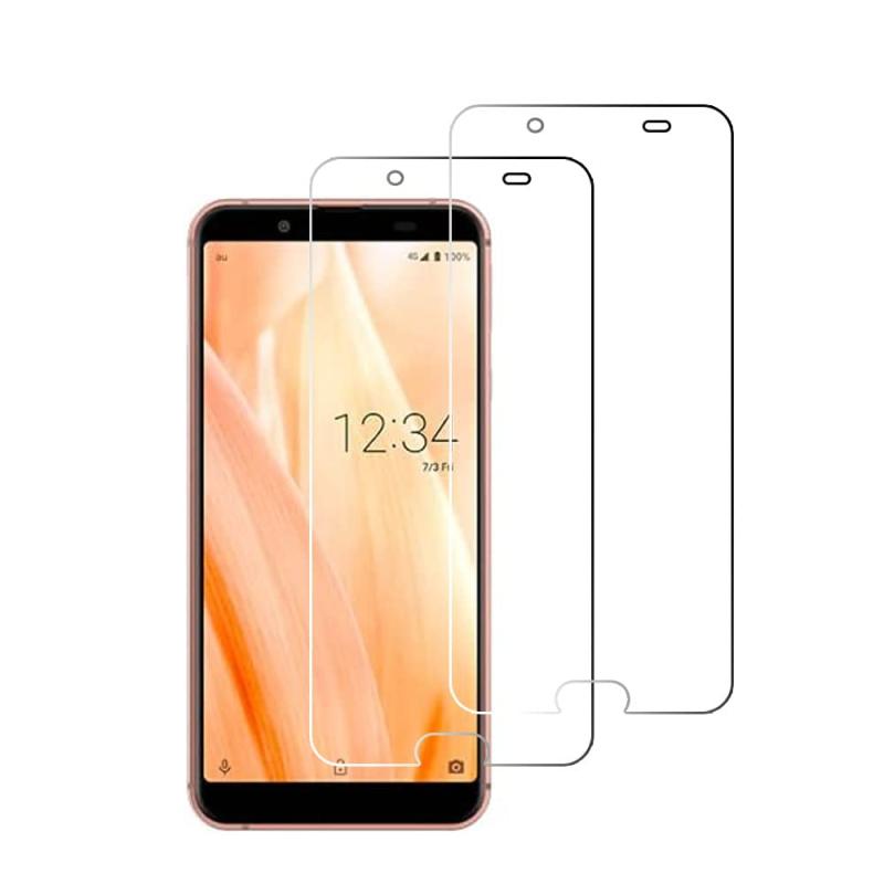 GLASS BAG 【2枚セット】FOR AQUOS Sense3 Basic SHV48 フィルム 強化ガラス 旭硝子製 FOR AQUOS Sense3 Basic SHV48 ガラスフィルム 全面保護 硬度9H 飛散防止 指紋防止 自...