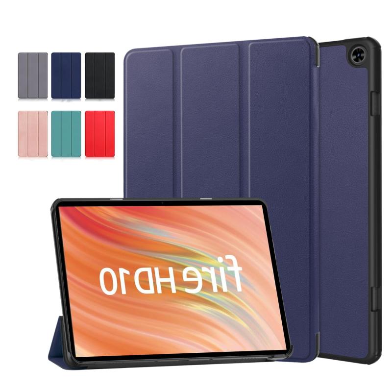 Fire HD 10 タブレット (第13世代 2023) 11インチ 用 ケース タブレットカバー 保護ケース 【HUKWIMO】 スタンド機能付き 薄型 超軽量 全面保護 高級PU スクラッチ対策 レザー 耐汚れ 耐久性 Fire HD...