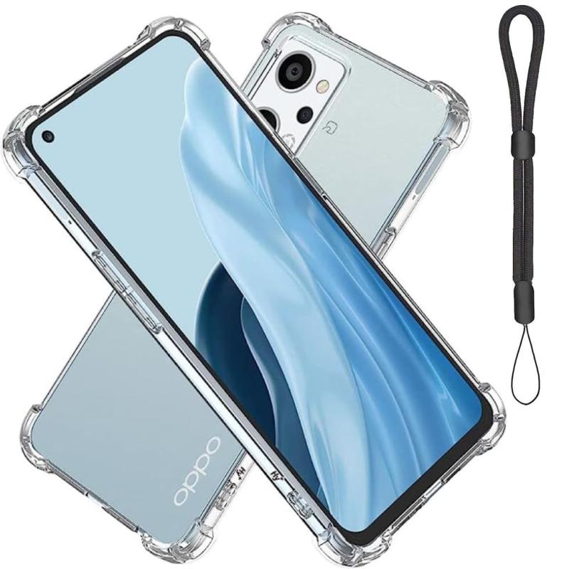【YCJDP】For OPPO Reno9 A 用 ケース 耐衝撃 クリア 衝撃吸収ポケット 内蔵 TPU ケース より良い滑り止め すり傷防止 ストラップホール OPPO Reno9 A 用 保護カバー🌸 【対応機種】：O...