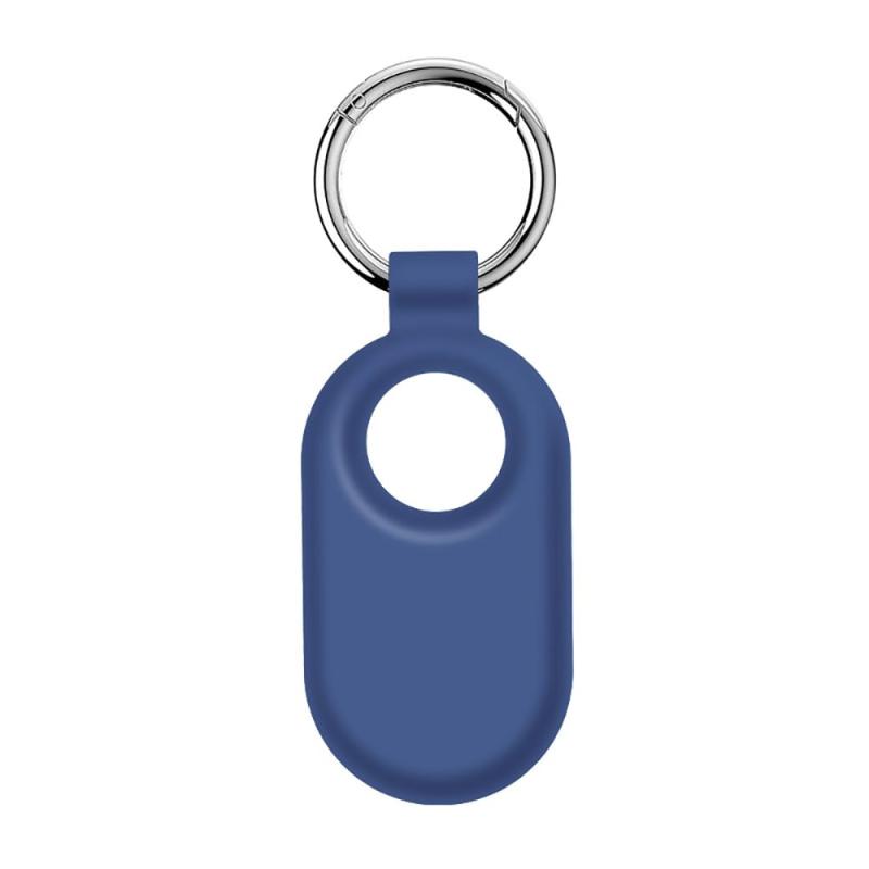 For Galaxy SmartTag2 用 ケース カバー 【BAOLINTX】 メタルリング付き 防水防塵 軽量 耐衝撃性 トラッカー用保護カバー 軽量 薄型 滑り止め Galaxy SmartTag 2 保護ケース(ブルー)【対応機種...