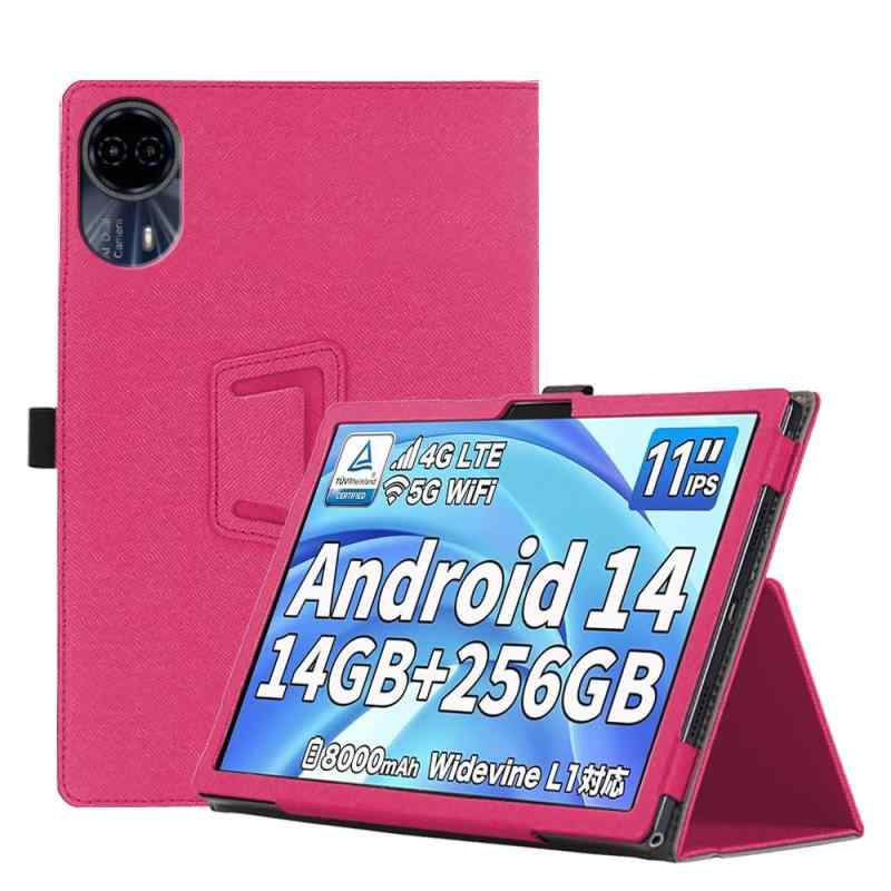 For TECLAST T50HD/ODEA S11 ケース【2024新登場】 11インチ ケース YCJDP 360°全面保護 スタンド機能 多視角調整 ペンホルダー付き 磁気吸引 衝撃吸収 擦り傷防止 耐汚れ 持ち運びに便利なハンドスト...