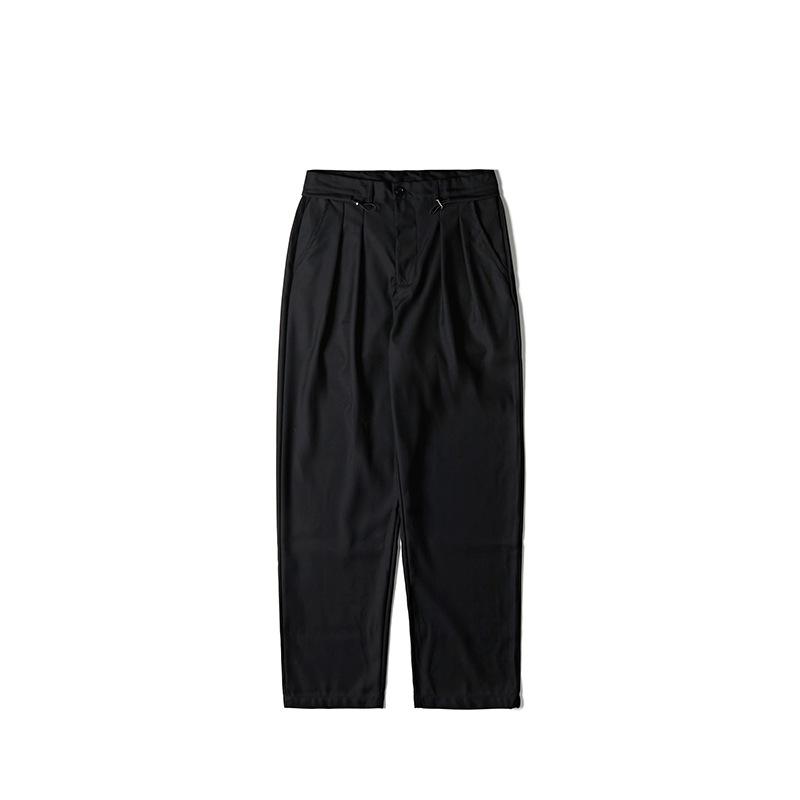 ・スタイル: 日系ワークスタイル・スタイルタイプ: ワークパンツ・パンツのシルエット: ルーズフィット・パンツ丈: ロングパンツ・ウエスト: ローウエスト・厚み: 普通・生地名: 綿・主な素材: 綿95%・伸縮性: 若干あり・カラー: ブラ...