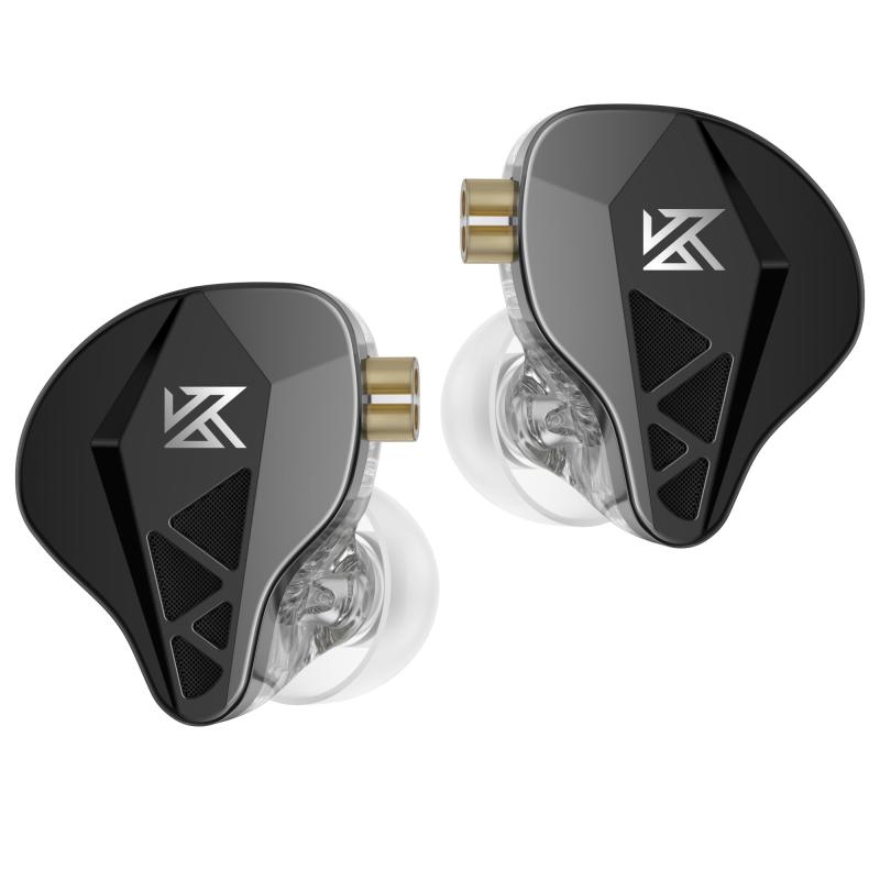 KZ EDXS 1DDイヤホン 有線 インナーイヤーイヤホン カナル型 イヤモニ 10mmダイナミックドライバーが搭載されて リケーブル可能 3.5mmプラグと0.75mm2pinコネクタを搭載 重低音 人間工学に基づいて【優れたディテール...