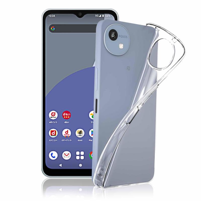 WHskyee AQUOS wish4 SH-52E ケース クリア カバー TPU ソフトケース 人気 保護カバー(全透明) 高透過率 薄と 軽い量【米軍MIL規格 耐衝撃 落下防止 傷防止 汚れ防止 黄変防止 散熱防止 Qi急速充電対応...