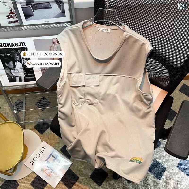・カテゴリ: 棉服ベスト・スタイル: シンプル・シルエット: ルーズフィット・デザイン: プルオーバー・ネックライン: 襟なし・フード: なし・厚み: 普通・柄: 無地・素材: ポリエステル、綿・着用シーン: カジュアル・対象: ティーンエ...