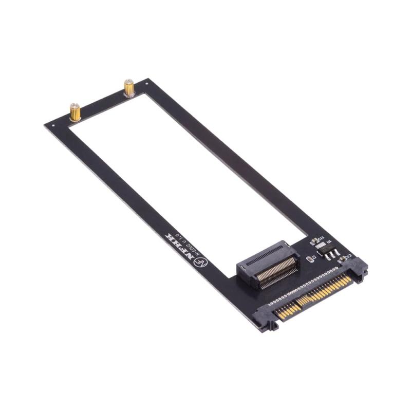 NFHK U.2 SFF-8639 ホスト ～ PCI-E 定規 1U GEN-Z EDSFF 9.5mm 15mm 25mm ショート SSD E1.S ヒートシンク PM9A3 PM9D3 P5801X キャリア アダプターU.2 SF...