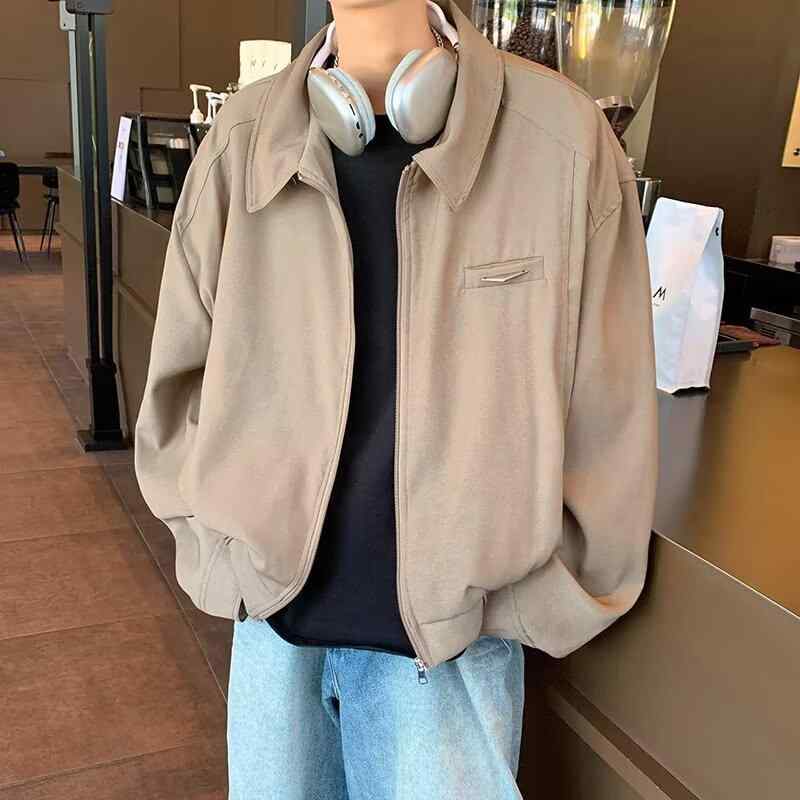 ・カテゴリ: 選択・スタイル: カジュアル・ネックライン: 襟・厚さ: 薄手・素材: コーデュロイ・袖丈: 長袖・カラー展開: ブラウン、ブラック・サイズ展開: M、L、XL、2XL・対象: メンズ