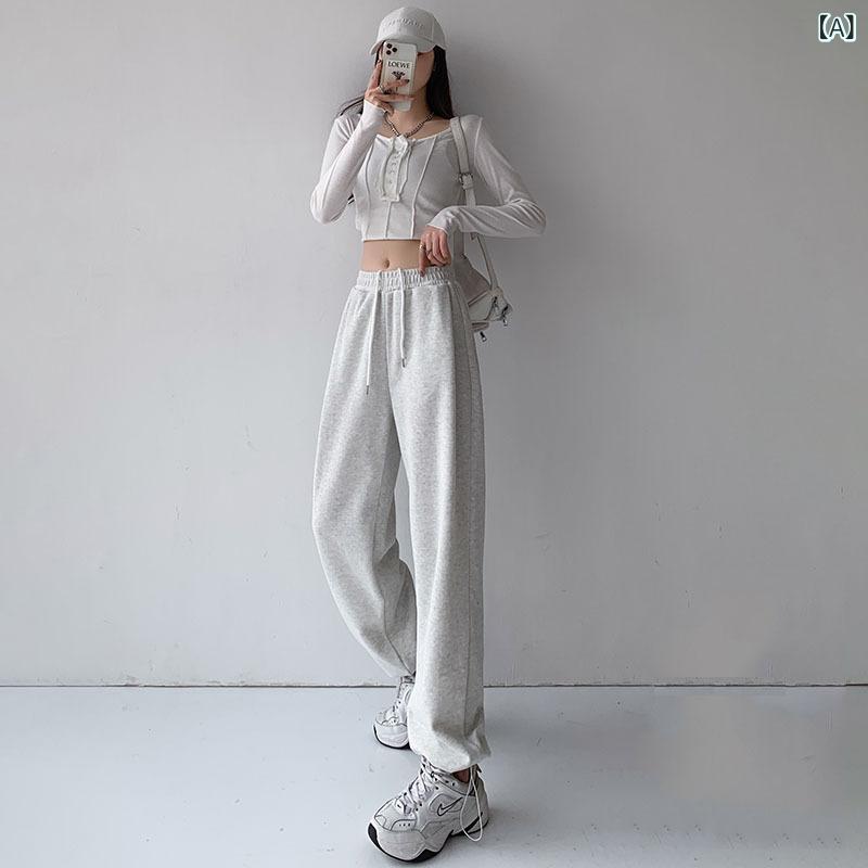 ・カテゴリ: チュニック、カジュアルパンツ・スタイル: ストリートトレンド風、潮流風・主な素材: スパンデックス・パンツ丈: 長ズボン・ウエスト仕様: ゴムウエスト・厚さ: 薄手・デザイン要素: ドローコード・カラー展開: ライトグレー、ブ...