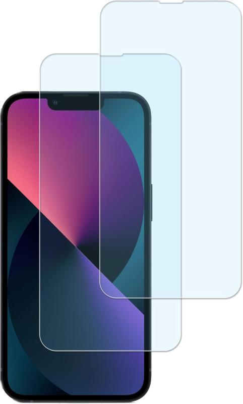 HKKAIS ブルーライトカット 目の疲れ軽減 93% iPhone17e / iPhone 16e / iPhone 13 Pro / iPhone13 / iPhone14 用 ガラスフィルム 日本製硝子採用 強化 ガラス 液晶画面 保...