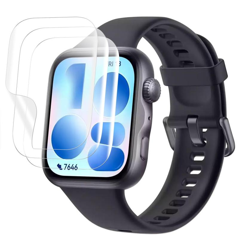 [3枚セット] SHIKELGNAフィルム For HUAWEI Watch Fit 5 用 フィルム スマートウォッチ 1.82インチ 対応 TPU製 自動修復 高透過率 超薄型 指紋防止 画面鮮やか高精細取付簡単 気泡なし 衝撃吸収 S...