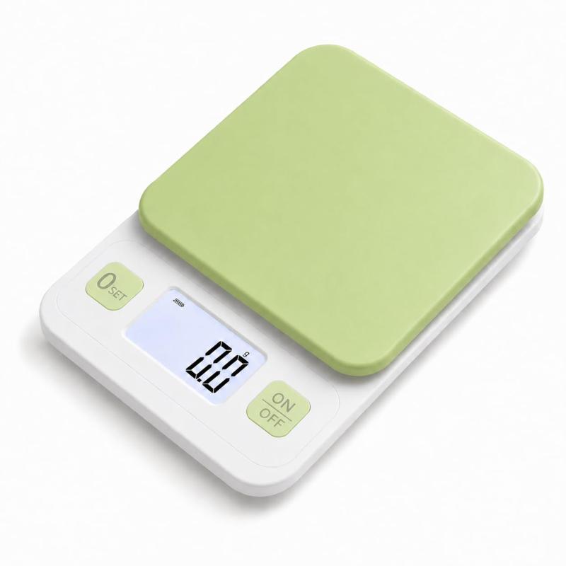 デジタルスケール クッキングスケール キッチンスケール 電子天秤 0.1g/3.0kg 精密電子はかり 計量器 電子スケール コンパクト 計量可能風袋引き機能 電子 測り 計量器 多用途超小型 収納に便【高精度&amp;広範囲計量】このデジ...