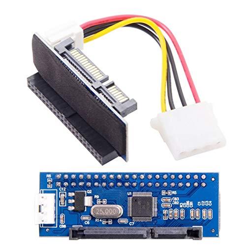 cablecc IDE/PATA 40ピンディスク - SATAメスコンバーターアダプター PCBA デスクトップ&amp;3.5インチハードディスクドライブ用IDE 3.5インチディスクをマスターモードに設定する必要があります。アダプター...