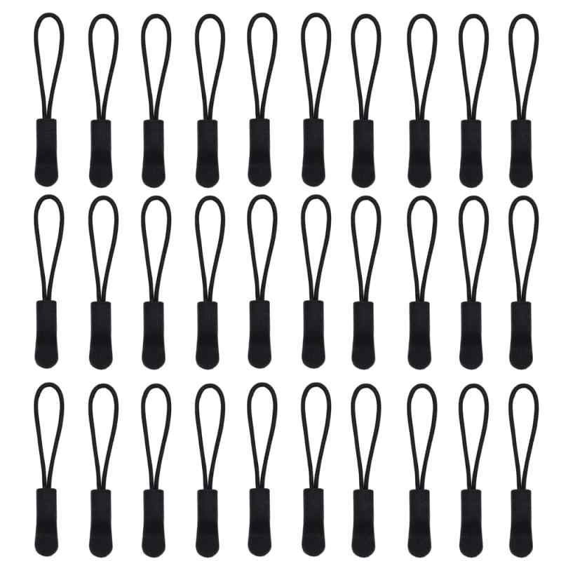 ジッパープル ジッパータブ 30個セット ファスナー 引き手 交換用ジッパープル 開閉 取付簡単 荷物/バックパック/テント/衣類/寝袋用 ブラック【セット内容】30本セット。【サイズ】6.3cm*0.8cm。【カラー】ブラック。【材質】コ...