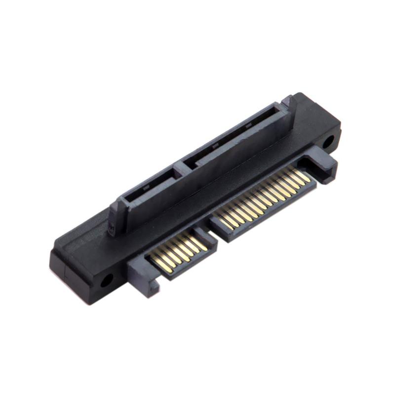 'chenyang SATA Male to SATA Female 90 Degree UP Angled Gender Changer Connector Adapter for 2.5/3.5'' Hard Disk Drive'