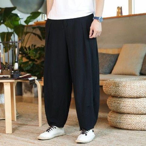 パンツ メンズ ワイドパンツ リネン ゆったり パンツ 無地 バルーンパンツ ハーレムパンツ カジュアル 大きいサイズ 春夏 通気性 快適 涼しい 動きやすい ウエストゴム 普段使い アウトドア シンプル リネン混 イージーパンツ・スタイル...