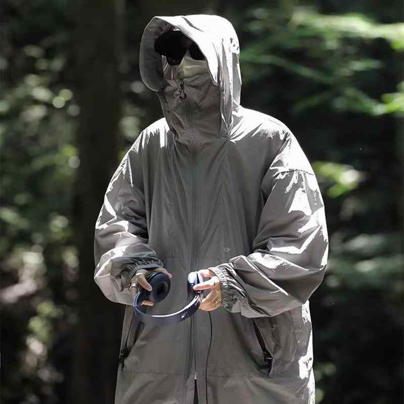 マウンテンパーカー メンズ レディース 兼用 ウインドブレーカー アウトドア 登山 軽量 速乾 紫外線対策 防風 通気性 薄手 アウター ジャケット・厚み: 薄手・カテゴリ: アウター・フード: あり・対象: 青少年・シルエット: ルーズ・...