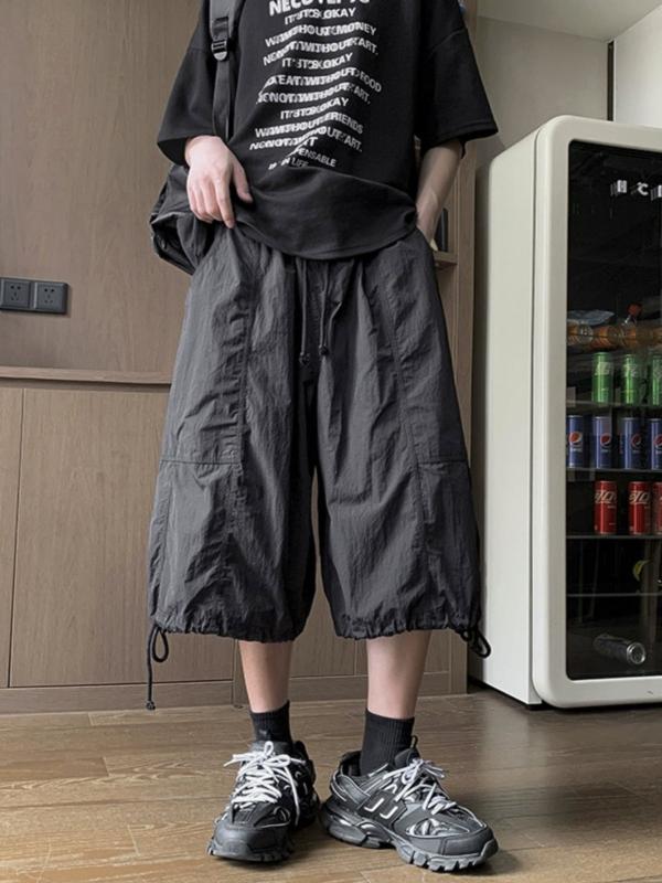 カーゴパンツ メンズ 七分丈 接触冷感 速干 ワークパンツ ワイドパンツ アメカジ ダーク系 カジュアル ストリート系 スポーティー 部屋着 アウトドア オールシーズン・カテゴリ: 運動カジュアルパンツ・スタイル: 港風・シルエット: ルー...