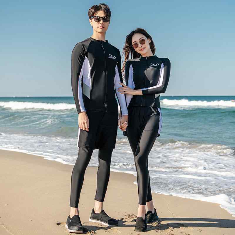 ・カテゴリ: 水着・スタイル: 韓国風、タイト、コンサバティブ・対象: ユニセックス・柄: バイカラー・胸パッド: 胸パッドあり（ワイヤーなし）・表地素材: ナイロン・表地成分: スパンデックス82%・裏地素材: ポリエステル・裏地成分: ...