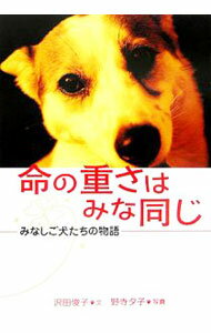 &nbsp;&nbsp;&nbsp; 命の重さはみな同じ 単行本 の詳細 出版社: 学研 レーベル: 動物感動ノンフィクション 作者: 沢田俊子 カナ: イノチノオモサワミナオナジ / サワダトシコ サイズ: 単行本 ISBN: 40520...