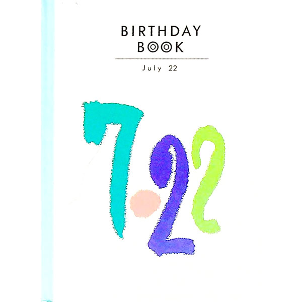 &nbsp;&nbsp;&nbsp; Birthday　book　7月22日 文庫 の詳細 出版社: 同朋舎出版 レーベル: 作者: 同朋舎出版 カナ: バースデーブック7ガツ22ニチ / ドウホウシャシュッパン サイズ: 文庫 ISBN:...