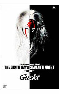 &nbsp;&nbsp;&nbsp; Gackt　Live　Tour　2004　THE　SIXTH　DAY＆SEVENTH　NIGHT−FINAL− の詳細 発売元: 日本クラウン カナ: ガクトライヴツアー2004ザシックススデイアンドセ...