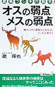 &nbsp;&nbsp;&nbsp; オスの弱点メスの弱点 新書 の詳細 カテゴリ: 中古本 ジャンル: 産業・学術・歴史 動物 出版社: 青春出版社 レーベル: プレイブックス 作者: 蔵琢也 カナ: オスノジャクテンメスノジャクテン /...