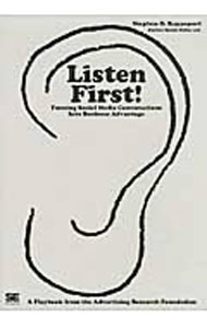 &nbsp;&nbsp;&nbsp; リッスン・ファースト！ 単行本 の詳細 事業戦略、製品開発、市場分析、顧客理解、売上増加、プロモーション、カスタマーケア、販売予測といった、マーケティングプロセスにおけるソーシャルリスニングの幅広い適用...
