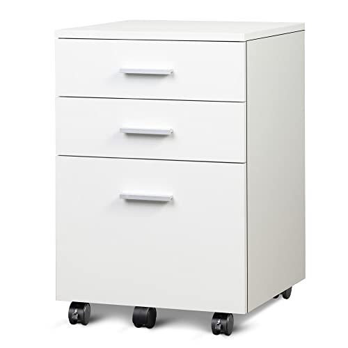 ・【商品仕様】商品外寸：幅400*奥行400*高さ595mm。本体重量：16.5kg。耐荷重：天板30kg、上段10kg、中段10kg、下段15kg。素材：合成樹脂強化合板。※ご注意※お客様組立商品。・【3段収納】引き出しが3段付き、用途で...