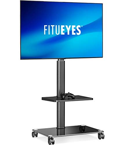 ・【VESA規格対応】汎用性の高いVESA規格（テレビ背面のネジ穴間の距離）対応、最小限は10×10cm、最大限は60×40cmです。当製品が32~60インチのテレビやモニターに適応します。・【移動に便利】キャスターが付きますので、一人で楽...