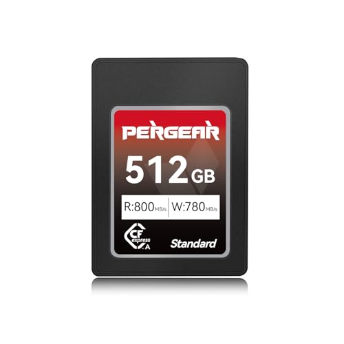 ・? 大容量： Pergear Professional 512GB CFexpress Type Aメモリーカードは、高解像度ビデオ録画用に特別に設計されており、最大8K RAWまで連続録画が可能です。・? 安定したパフォーマンス： Pe...