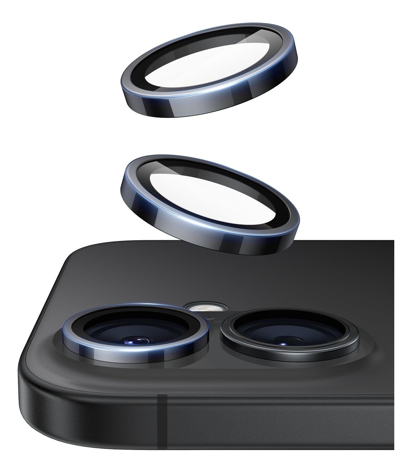 ・【航空宇宙材料・米軍規格の保護力】 航空宇宙材料を使用、iPhone16 用 カメラ保護フィルムはNa+/K+イオン交換技術やSCL緩衝層など、30種類以上の革新的な加工技術を採用。これにより、表面に圧縮応力層を形成し、耐衝撃性が20倍以...