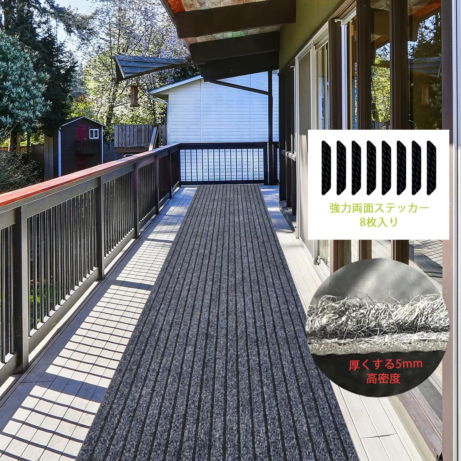 丈夫耐用な素材：サイズ：80*120cm。表地：ポリプロピレン繊維，裏地：ポリ塩化ビニル(PVC)。丈夫耐用で摩擦に強い素材なので、長期間使用しても毛羽立ちやほつれの心配もありません環境にやさしい高品質のPVC素材でできており、毒性がなく無...