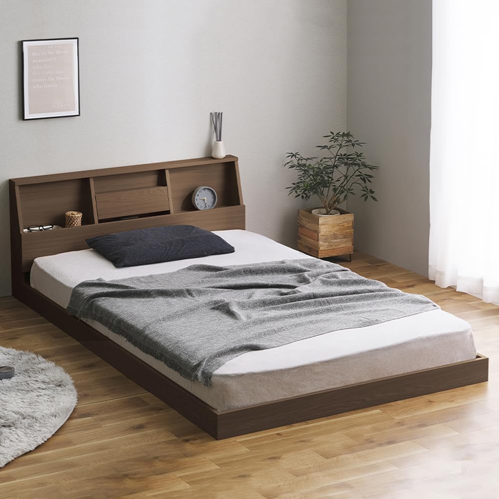 製品サイズ（cm）：幅約101×奥行約211×高さ約58（シングルサイズ） 製品質量：約27kg 最大使用者体重：約120kg ／ 耐荷重：［ヘッドボード天板/宮棚］約10kg（※耐荷重は測定値であり、保証値ではありません。） ／ 電源仕様...