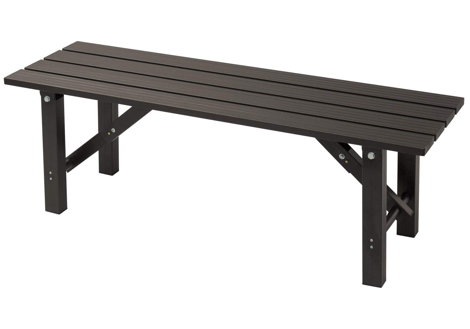 【商品仕様】本体サイズ：幅120×奥行36×高さ40cm / 本体重量：4.8kg / 材質：アルミ【特徴1】雨風に強いアルミ製なのでさびにくく耐久性に優れています。天然木製のように劣化しにくいので、お手入れも簡単です。【特徴2】片手でワン...