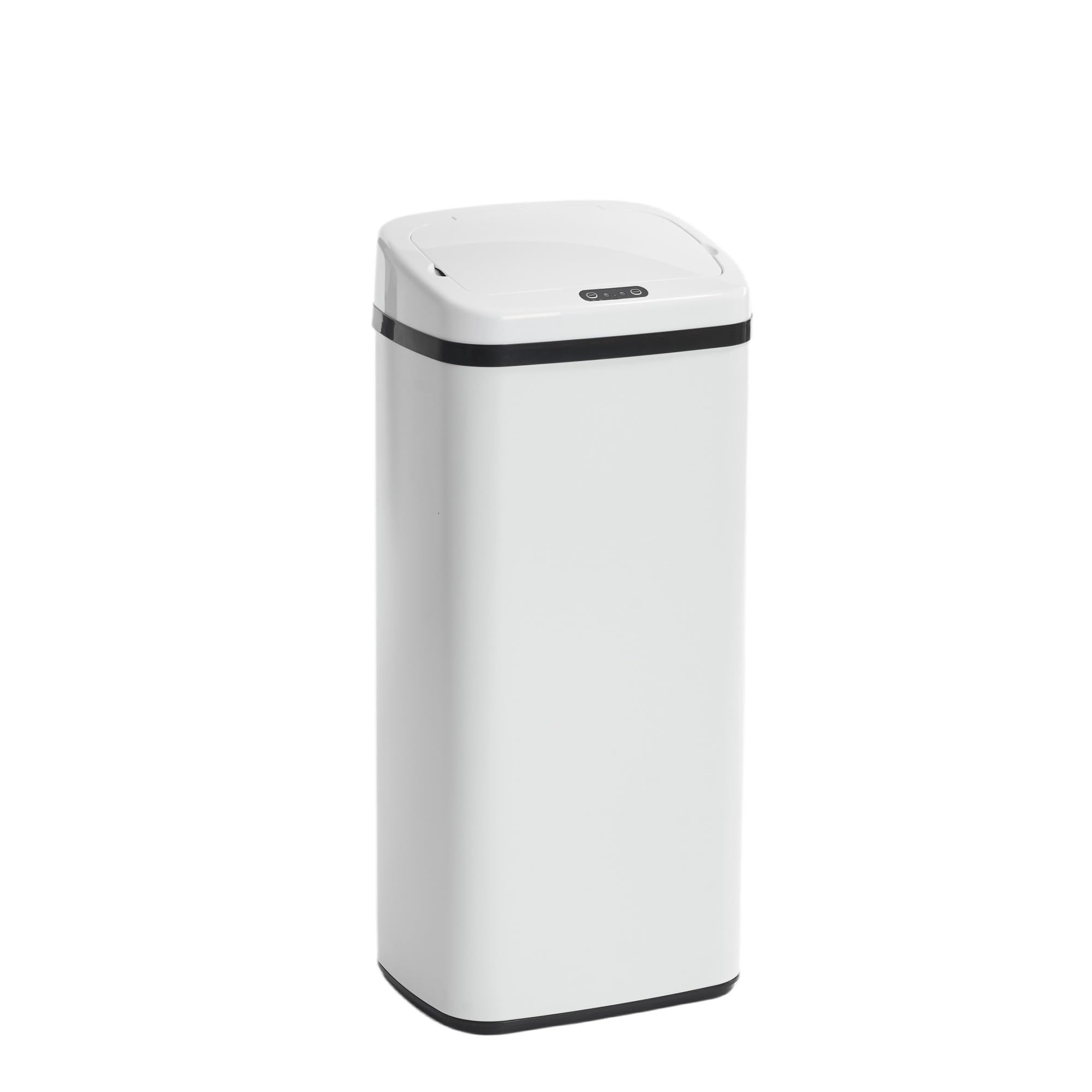 【自動開閉センサー調節機能】開閉センサーが反応する範囲 (5~15cm) を、開いて約6秒後に閉じます。生活にあった環境設定により従来製品の「通り過ぎるだけで開いてしまう」などのストレスが一切なくなります。※ゴミ箱の感知に支障が出ない様に、...